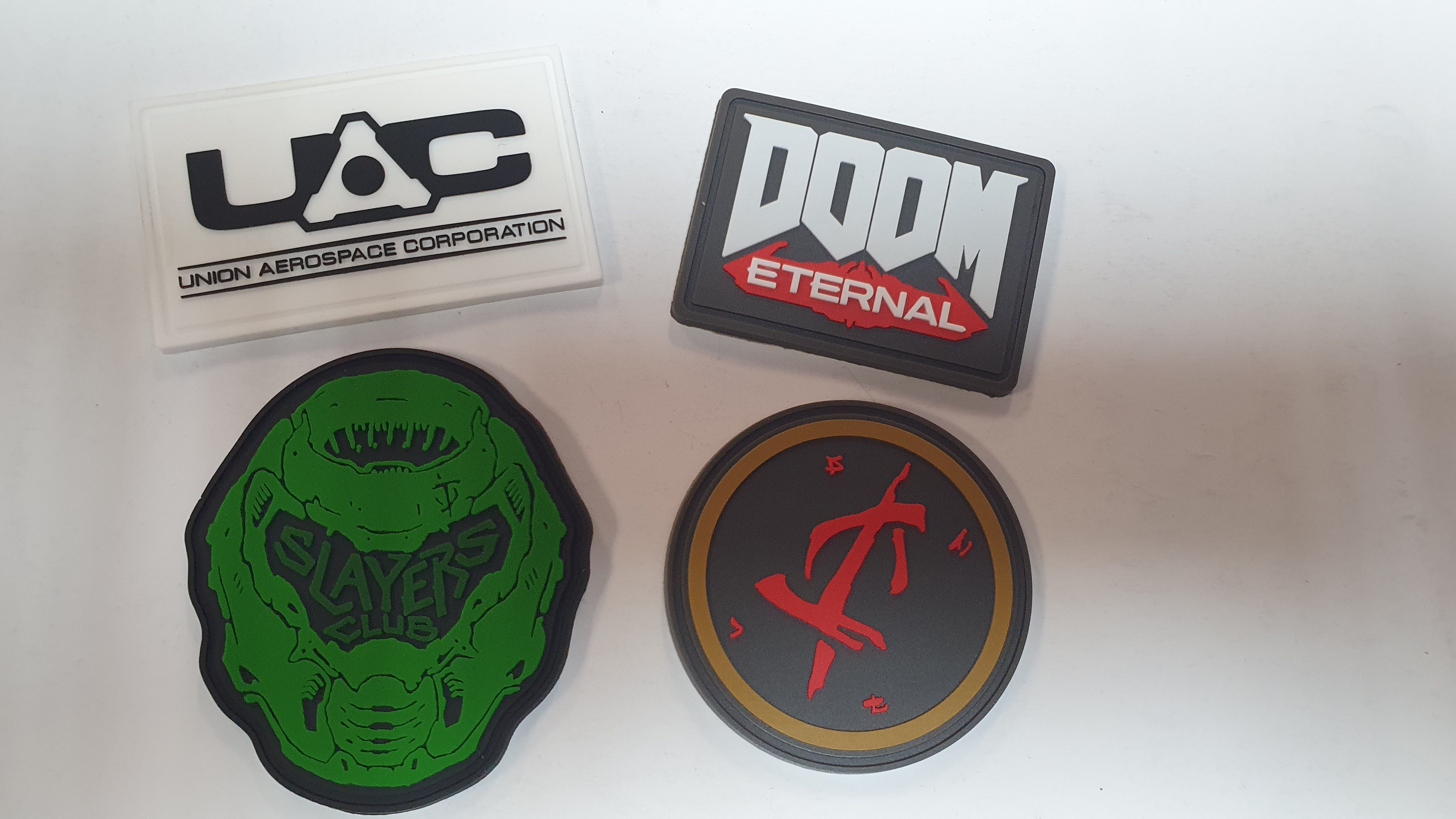 Doom Eternal - Rubber Badge Set - 4 Badges – Super Games World